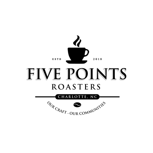Design a logo for Five Points Roasters! An up and coming coffee ...