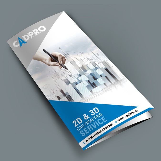 Create a brochure for CAD drafting service | Brochure contest