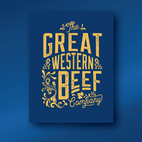 The Great Western Beef Company requires a retro, old west style logo ...
