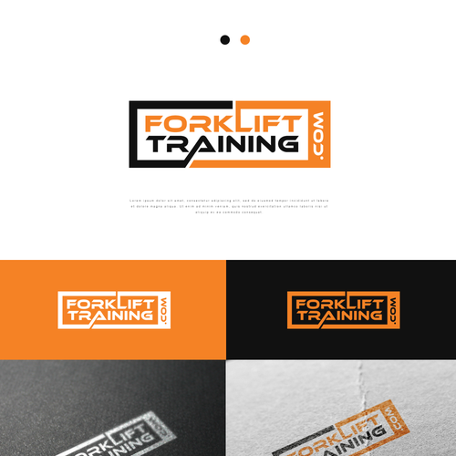 Designs | New Logo for REBRANDING Forklift Training Website | Logo ...