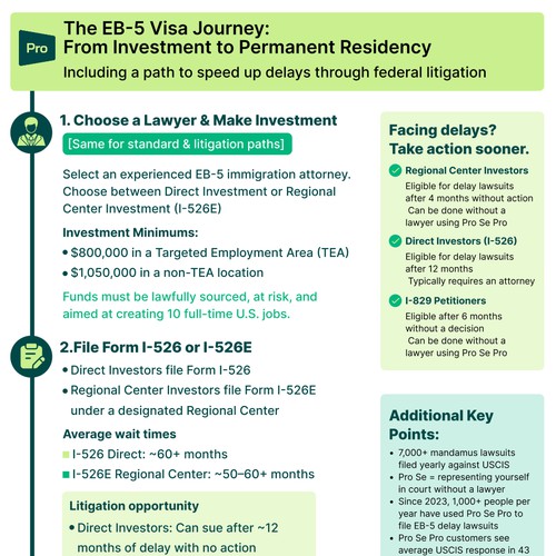 Designs | Create a Professional EB-5 Visa Timeline Infographic for ...