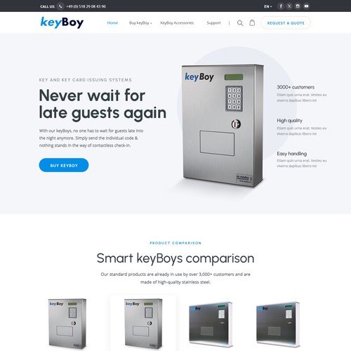 Designs | keyBoy (24h checkin solution for hotels) product explanation ...