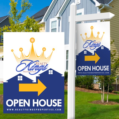 Create an Eye-catching Open House Sign | Signage contest