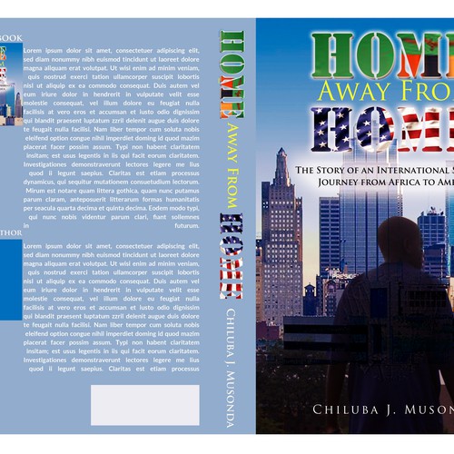 Designs | A book cover illustrating the journey of an international ...