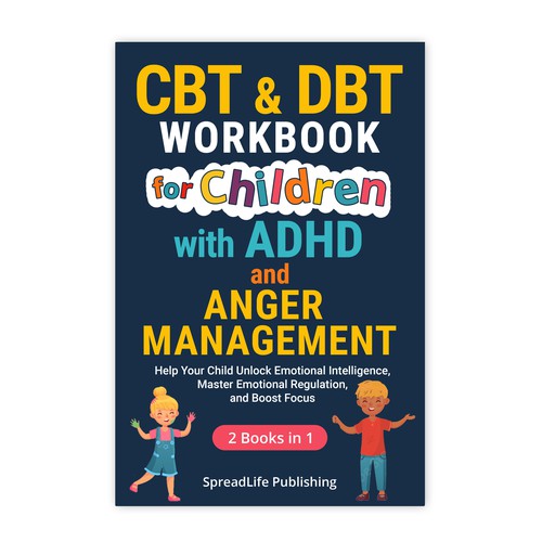 Designs | Big Text Based Cover - CBT & DBT Workbook for Childen with ...