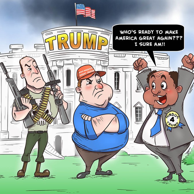 Create a funny political cartoon | Illustration or graphics contest