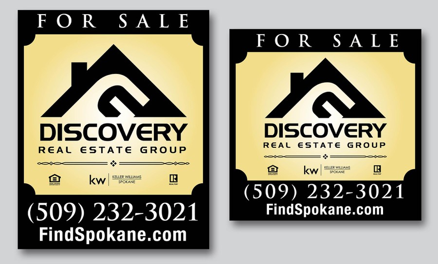 Create an elegant real estate sign that you will remember every time ...