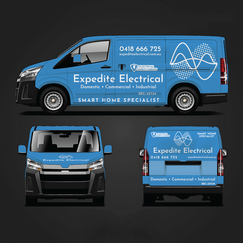 Designs | Electrician Toyota Hiace 2019 Van Wrap Design | Car, truck or ...