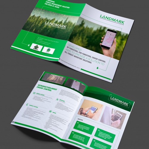 Design a brochure for our forest inventory software | Brochure contest