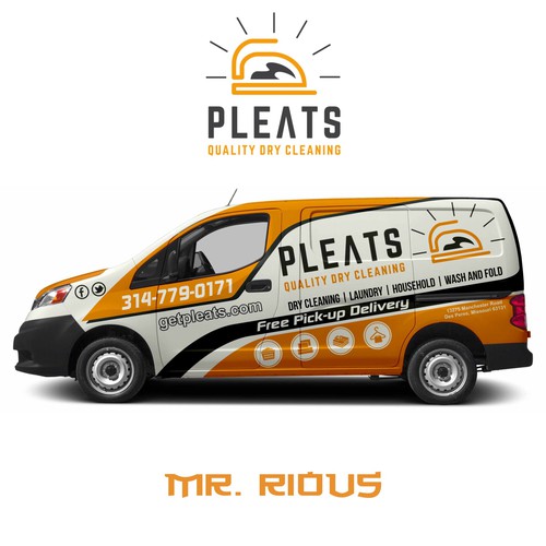 Powerful Van Wrap for Really Fun, Successful Dry Cleaning Business ...