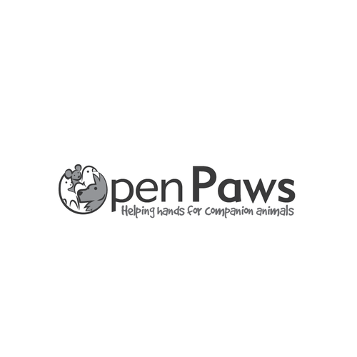 open paws for animal welfare/ adoption /pet store and grooming | Logo ...