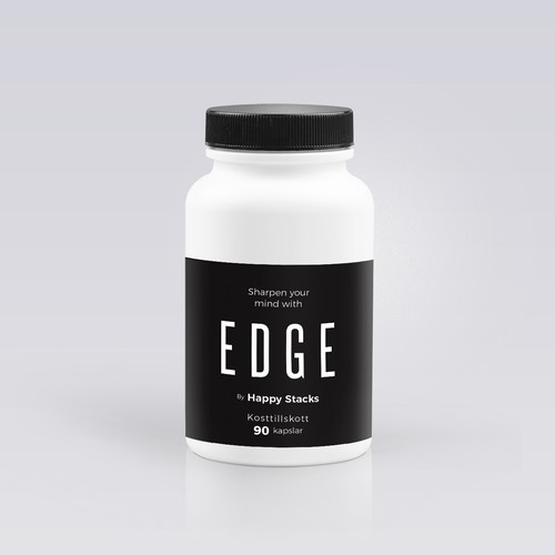 Modern, elegant, minimalistic, monochromatic packaging design for Edge ...