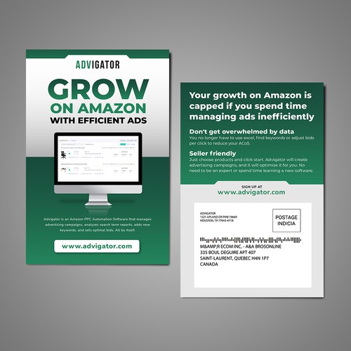 Designs | 4x6 Postcard for Cold B2B Direct Marketing campaigns ...