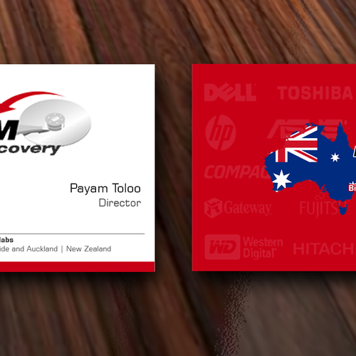 New business card for data recovery company | Business card contest