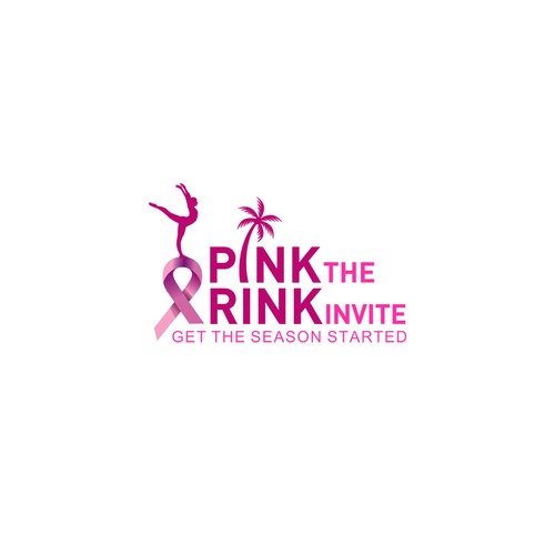 Designs | Gymnastics Competition - Pink The Rink | Logo design contest