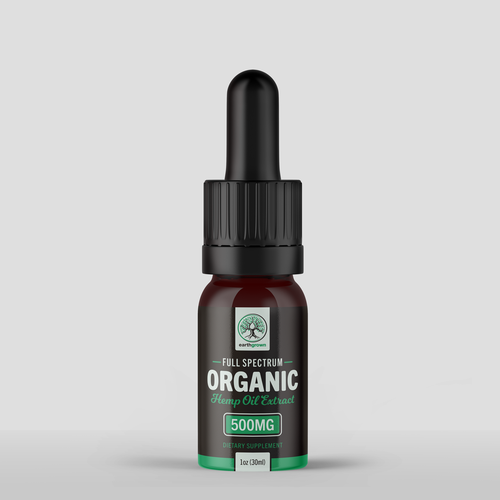 Create a Tincture Bottle Label for Our New CBD Oil / Hemp Oil Organic ...