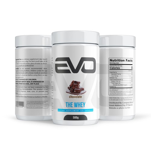 Designs | Modern / Minimalistic Supplement Bottle Label Design ...