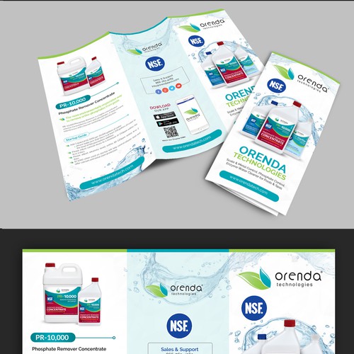 Redo our eco-friendly pool chemical brochure from scratch | Brochure ...