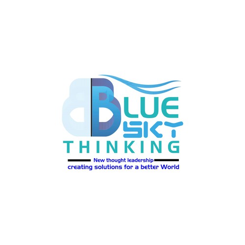 Design a creative logo to illustrate how Blue Sky Thinking is making ...