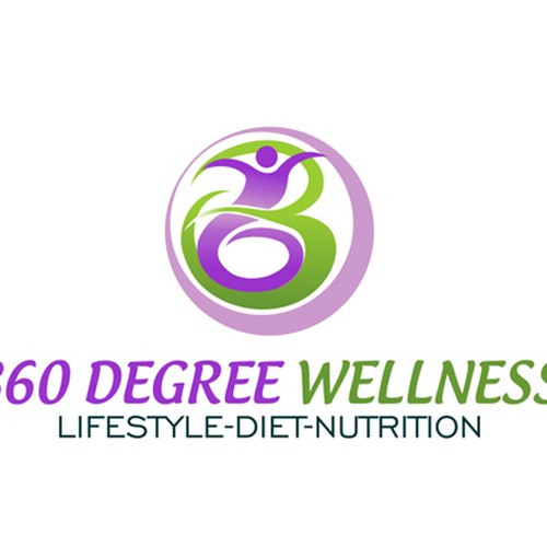 logo for 360 degree wellness | Logo design contest