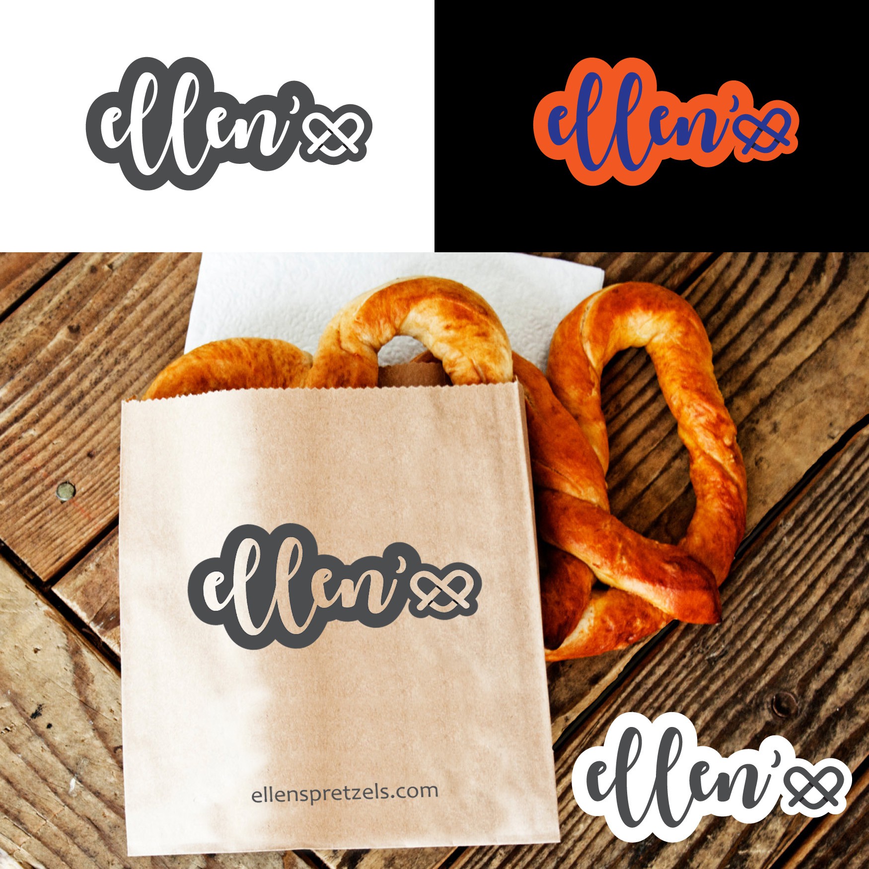 Pretzel Logos - Free Pretzel Logo Ideas, Design & Templates
