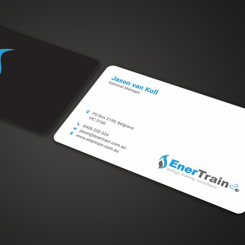 Give me a bold, neat and sleek business card design | Business card contest