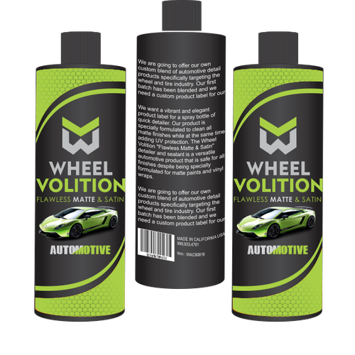 Product label for spray bottle. | Product label contest