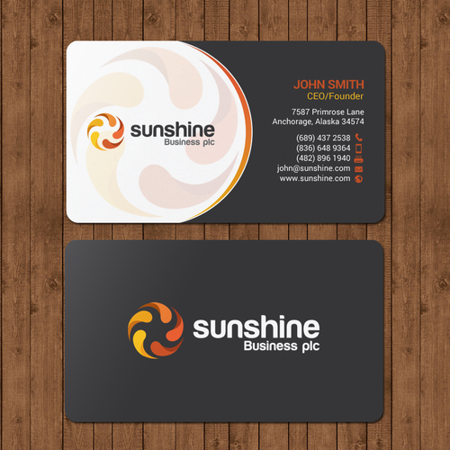 Sunshine | Business card contest