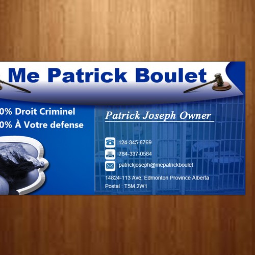 Help Me Patrick Boulet with a new stationery | Stationery contest