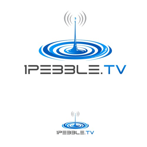 Guaranteed Logo contest for 1 Pebble.TV | Logo design contest