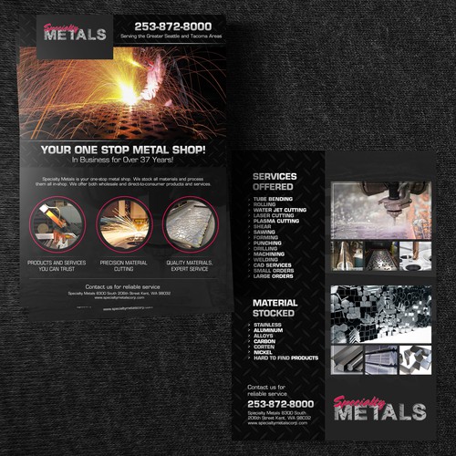 Metal fabrication shop needs a powerful new flyer | Postcard, flyer or ...