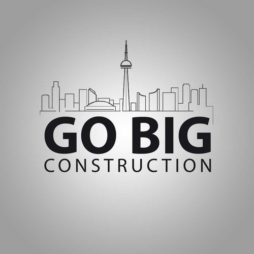 Logo for construction company in Toronto- Go Big Construction. | Logo ...