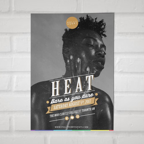 Create a Vintage Edgy Sexy Club Event Flyer: Instagram Tiles & Facebook ...