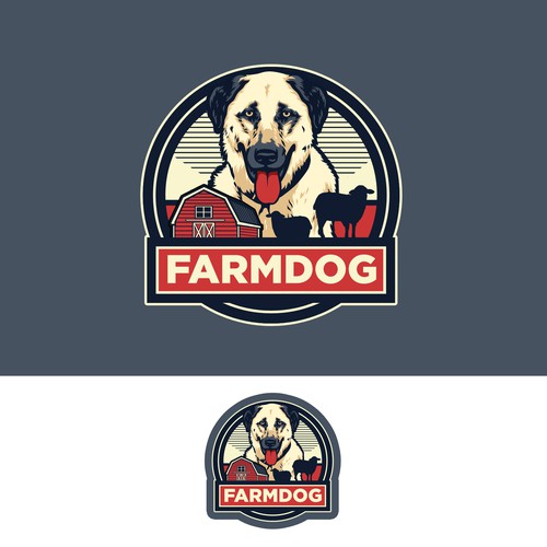 Designs | Fresh logo for podcast about hard working farm and ranch dogs ...