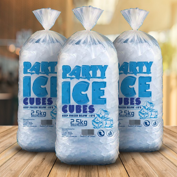 PARTY ICE CUBES | Product label contest