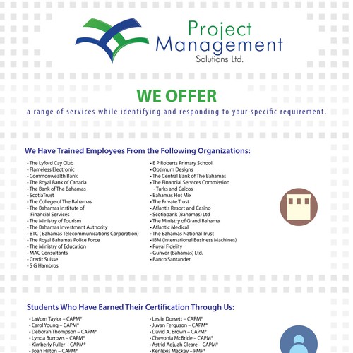Create a flyer for Project Management Solutions Ltd | Postcard, flyer ...