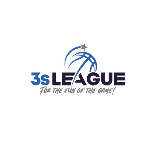Modern, fun, and minimalist logo for youth 3x3 basketball league (3s ...