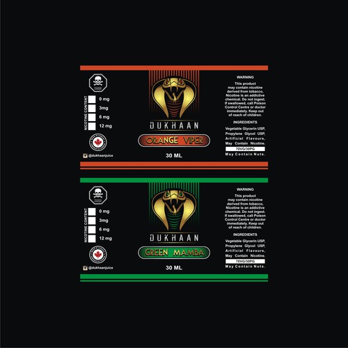 Creative E-Liquid Label Design Needed | Product label contest