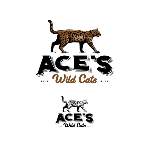 Designs | beautiful exotic looking spotted cat design to attract cat ...