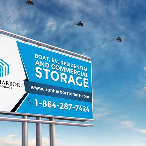Road Side Billboard/sign for self storage | Signage contest