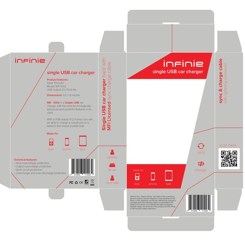 Create an outstanding and cool package design for power banks&chargers ...