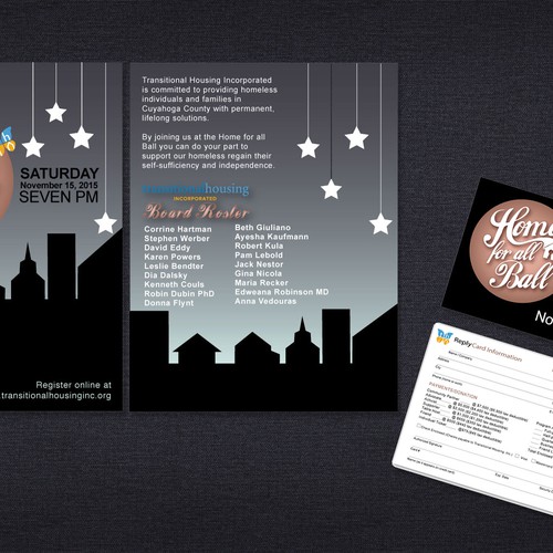 Create logo/invitation for non-profit gala fundraiser | Card or ...