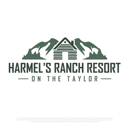 Designs | Logo For A Mountain Cabin Resort and RV Park | Logo design ...
