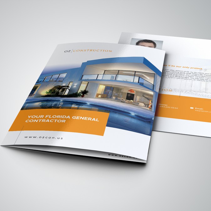 Modern Brochure for a construction / remodeling company | Postcard ...