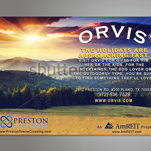 Designs | Create an ad for Orvis | Postcard, flyer or print contest