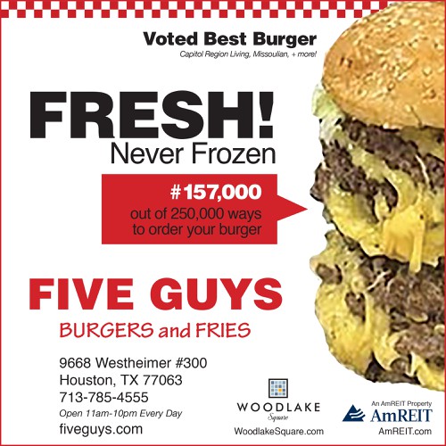 Designs | Create an ad for Five Guys Burgers and Fries | Postcard ...