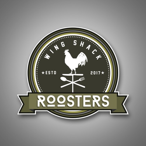 Designs | Design a logo for "Roosters Wing Shack" | Logo & brand ...