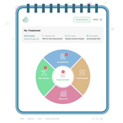 Design a Modern, Engaging "Patient Passport" for our Clinical Software ...