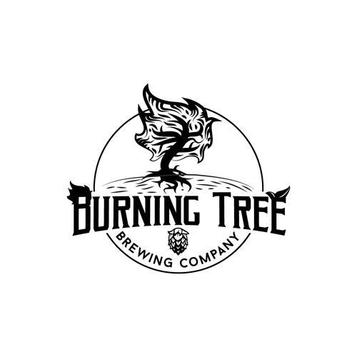 Design a visual identity for "Burning Tree Brewing Company." | Logo ...