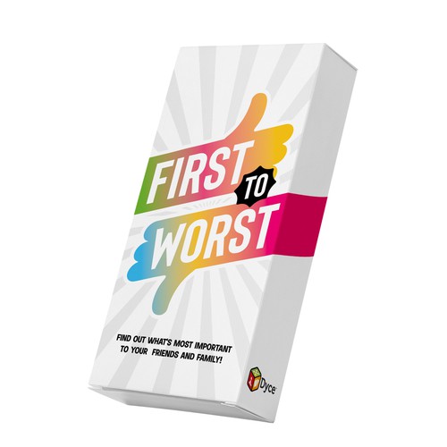 Designs | PARTY GAME: First to Worst | Product packaging contest